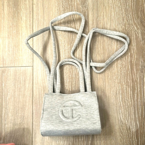 Telfar | Bags | Telfar X Ugg Mini Gray Fleece Shopping Bag | Poshmark
